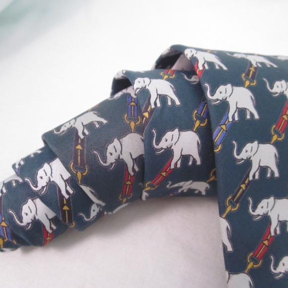 Jim Thompson | Accessories | Rare Jim Thompson Silk Necktie Elephants ...